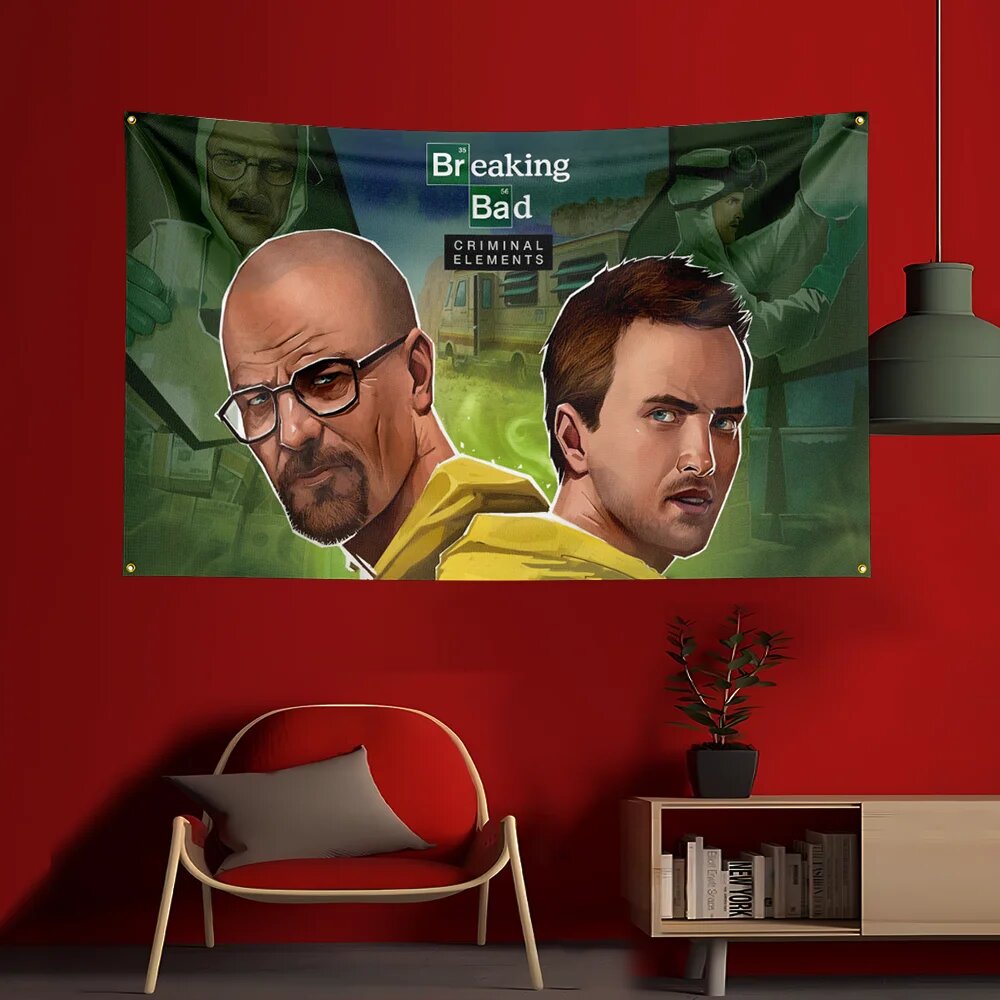 Флаг Q-Breaking Bads полиэстер 60x90 см 150 x 240cm, KK0280