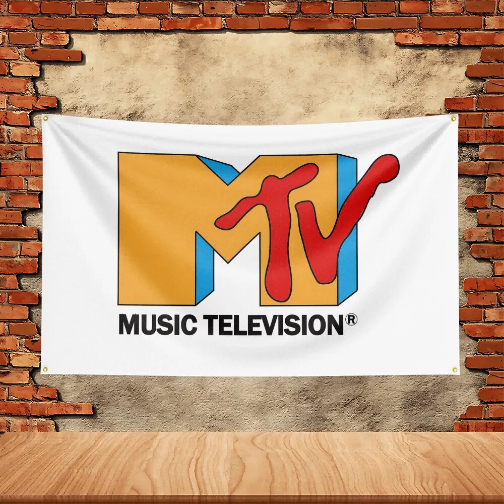 MTV музыкальный флаг полиэстер 90x150 см 90 x 150cm, ZH8838