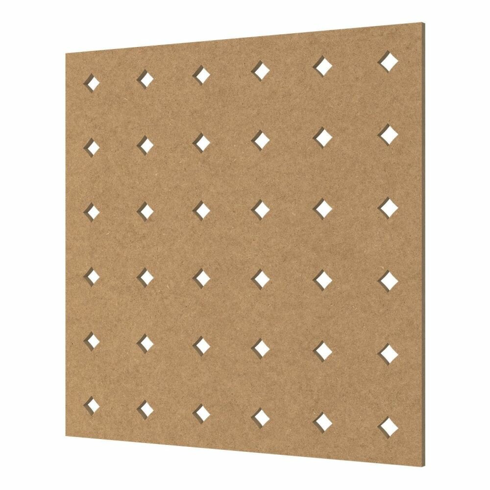 Перфорированная Панель Cosca Абако ХДФ Без отделки Ш1250хВ2800 мм / Коска