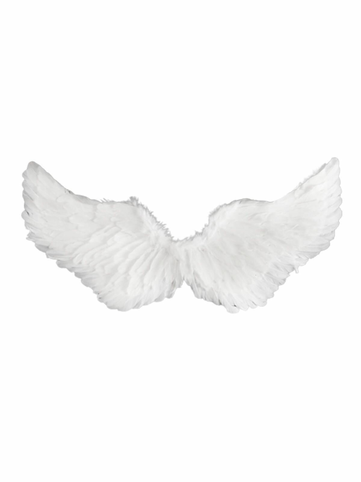 Аксессуары для детского костюма: перья, крылья, ободок и палочка, набор из 3 предметов, - Белый ангел три пи