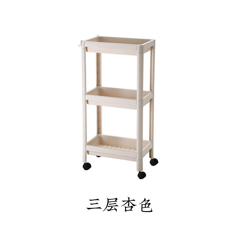 Напольная стойка для хранения, многослойный органайзер, тележка для кухни, спальни, ванной, мобильная стойка для хранения с колесами