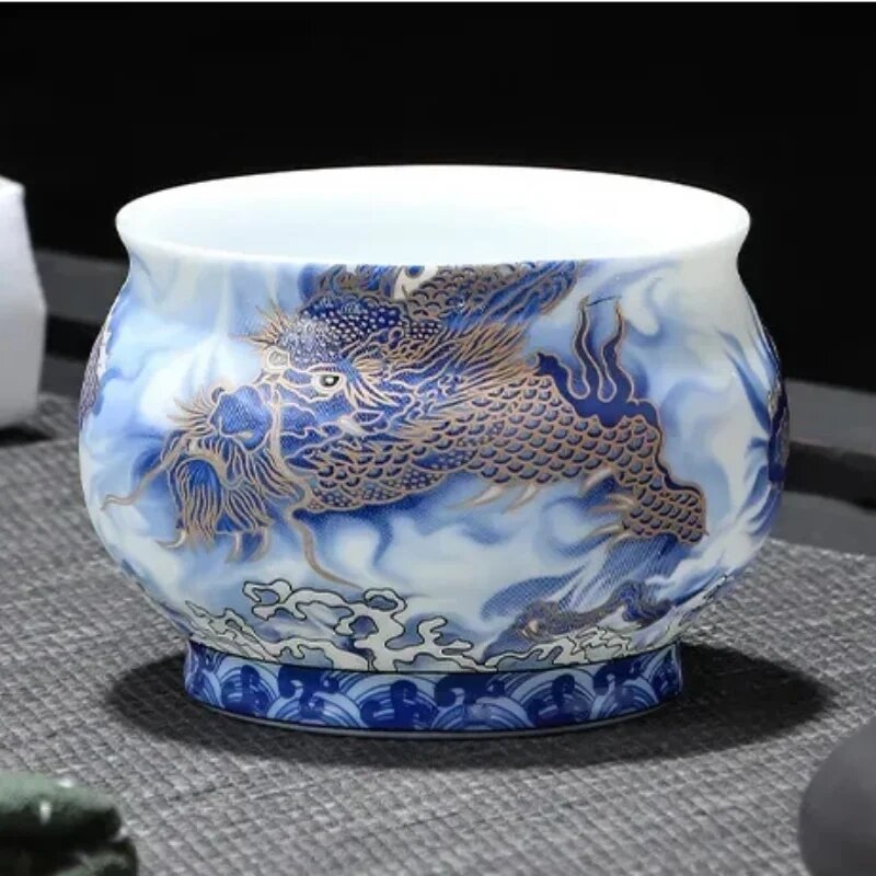 Нефритовый фарфор Dragon Master чашка — фото 1