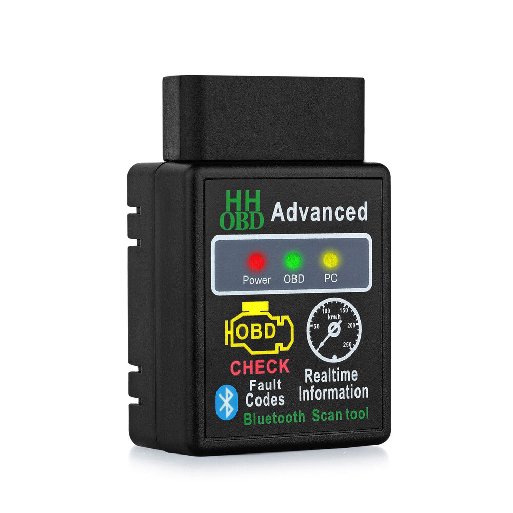 ELM327 V2.1 Автомобильный диагностический Bluetooth-сканер для Android, диагностический прибор для проверки двигателя и обнаружения неисправностей автомобиля.