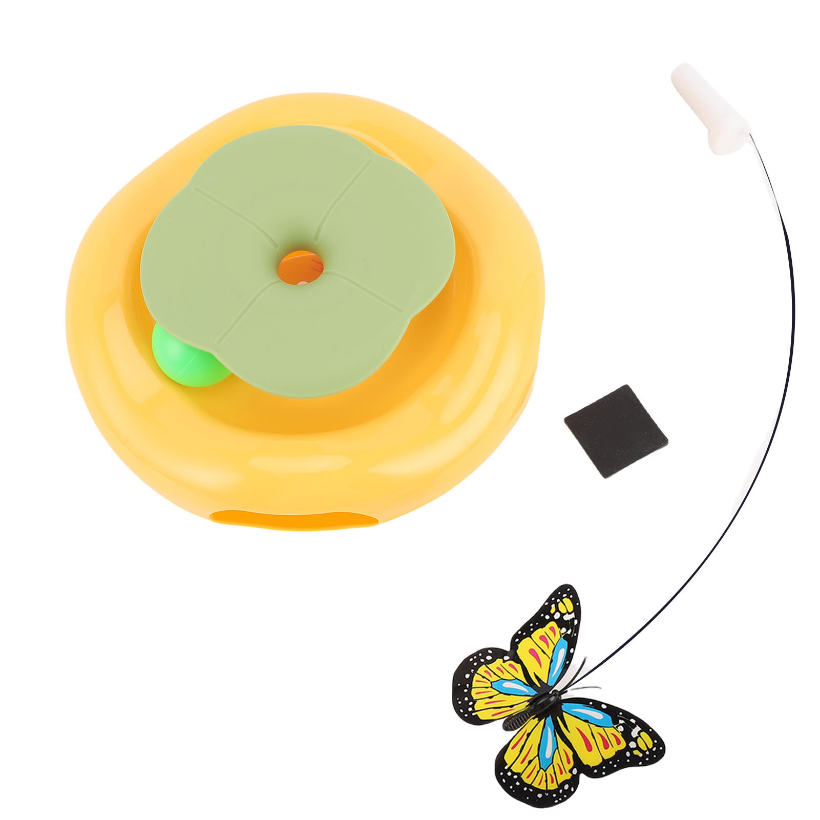 Электрическая вращающаяся игрушка-бабочка для кошек, забавная, с автоматической интерактивной игрой, предназначенная для домашних кошек и котят.
