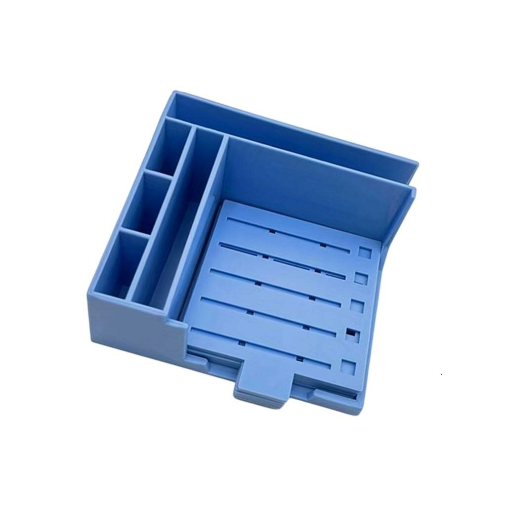 Органайзер для стикеров PP, портативная коробка, Синий - Опубликовать шаблон заметки