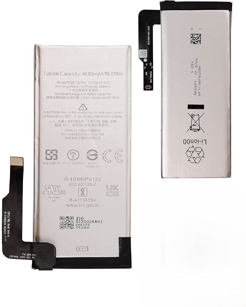 Аккумулятор для Google Pixel 5A 5G G27FU 4680mAh Premium