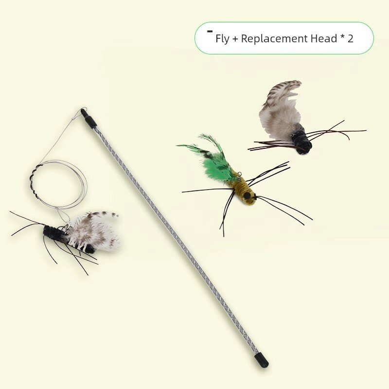 Игрушка-дразнилка для кошек AFP: гаджет для самостоятельных игр, сменные головки, товары для котят, способствующие