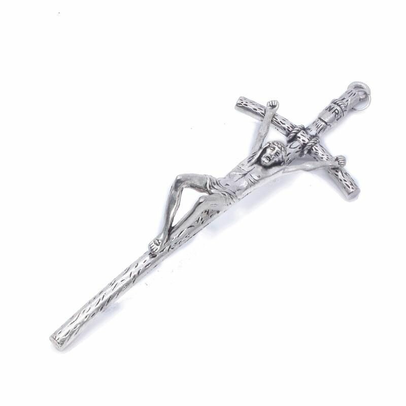 Распятый Иисус Христос кулон для креста, Серебро