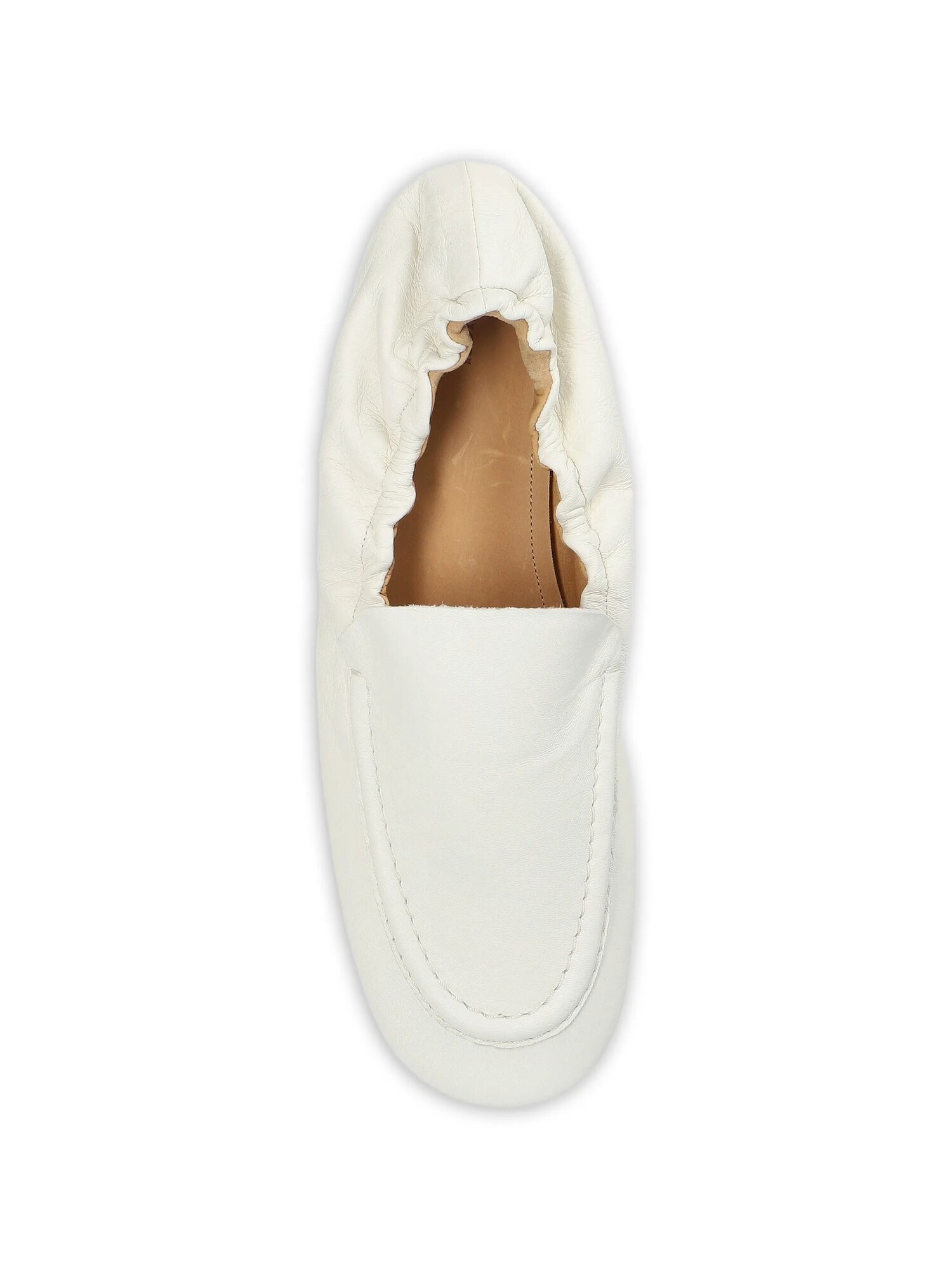 Лоферы ODISSI Leather loafers, размер 39, white — фото 1