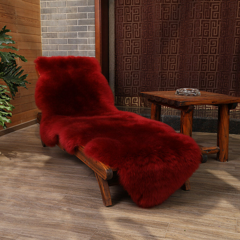 Подушка для дивана из натуральной австралийской шерсти, зимний шерстяной ковер, цельная плавающая подушка из овчины, подушка для сиденья дивана.