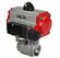 Кран шаровой DN.ru кшмп.316.230-ISO Ду100 Ру40 с пн. приводом SA-130, пн. распре...