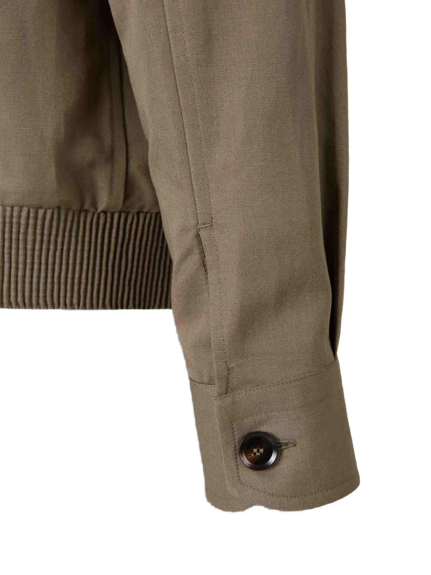 Куртка Brioni Patch-detail zip-up jacket, размер M, green — фото 1