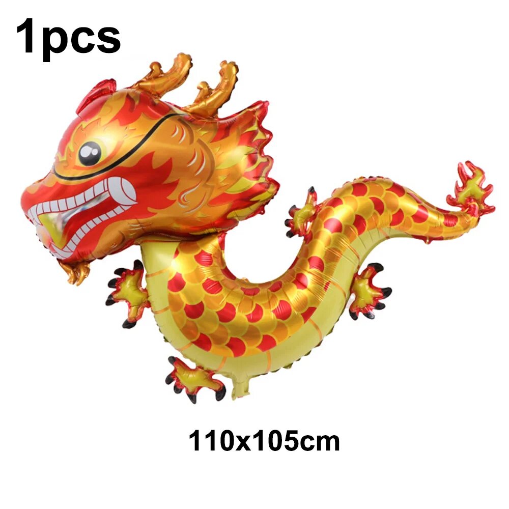 Воздушные шары АADECORZZ круглые китайские драконы для дня рождения 1pcs