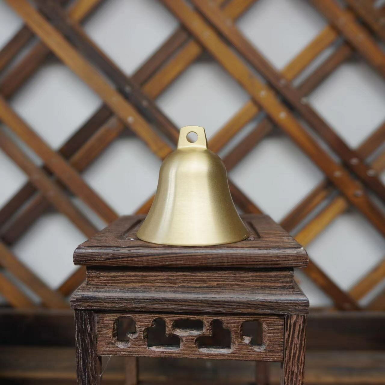 Медный колокольчик, украшение из чистой меди, латунный дверной колокольчик, большие и малые размеры, дверной звонок, сверхгромкий домашний ветровой колокольчик.