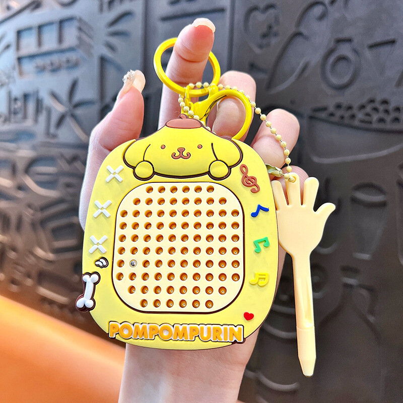 2025 Новый мини-игрушка интернет-знаменитости, магнитный стальной шарик, доска для рисования, брелок Sanrio, подвеска, артефакт для снятия стресса