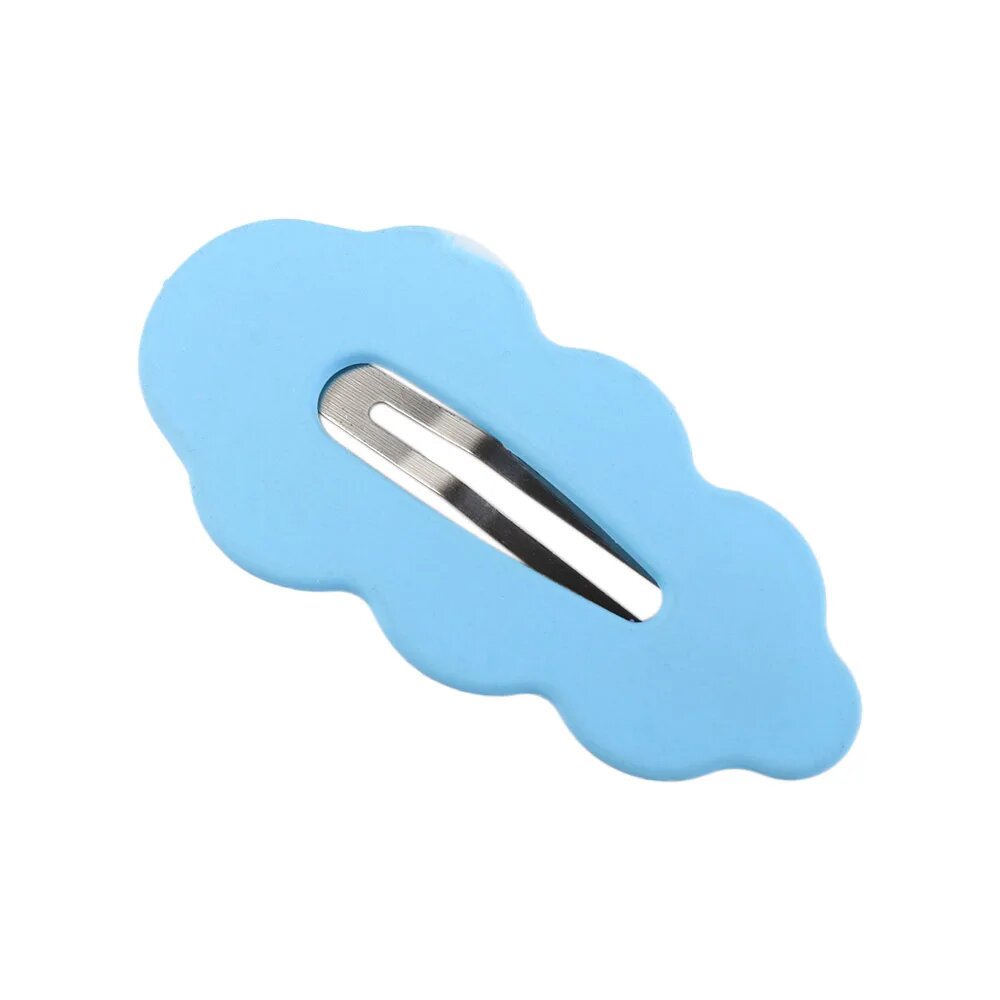 Заколки-крабики ATMD13V24 пластиковые разноцветные blue