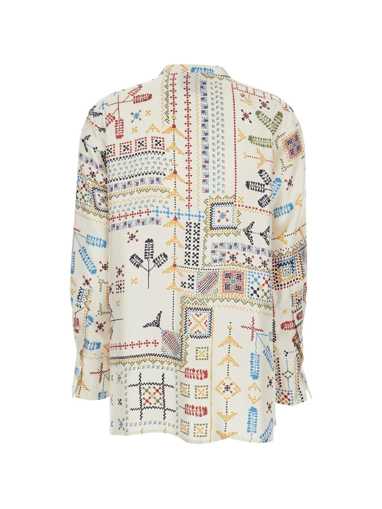 Рубашка Momoni Buttoned geometric-print shirt, размер 40, разноцветный — фото 1