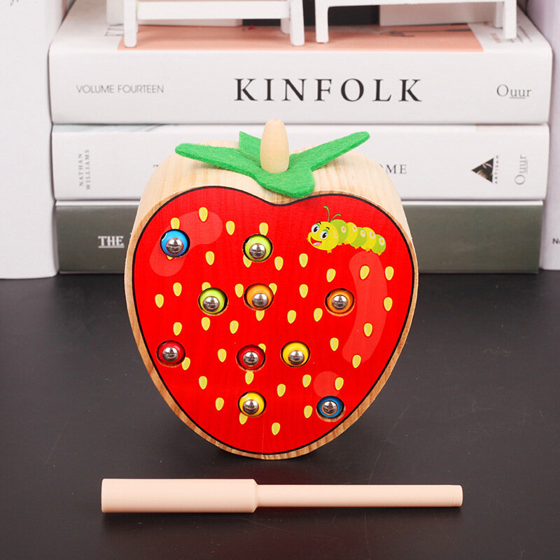 2026 Новейшая детская игрушка Магнитная игра в ловлю Гусеница 2 Монтессори Раннее образование Обучающая игрушка для детей в возрасте 1-3 с половиной года