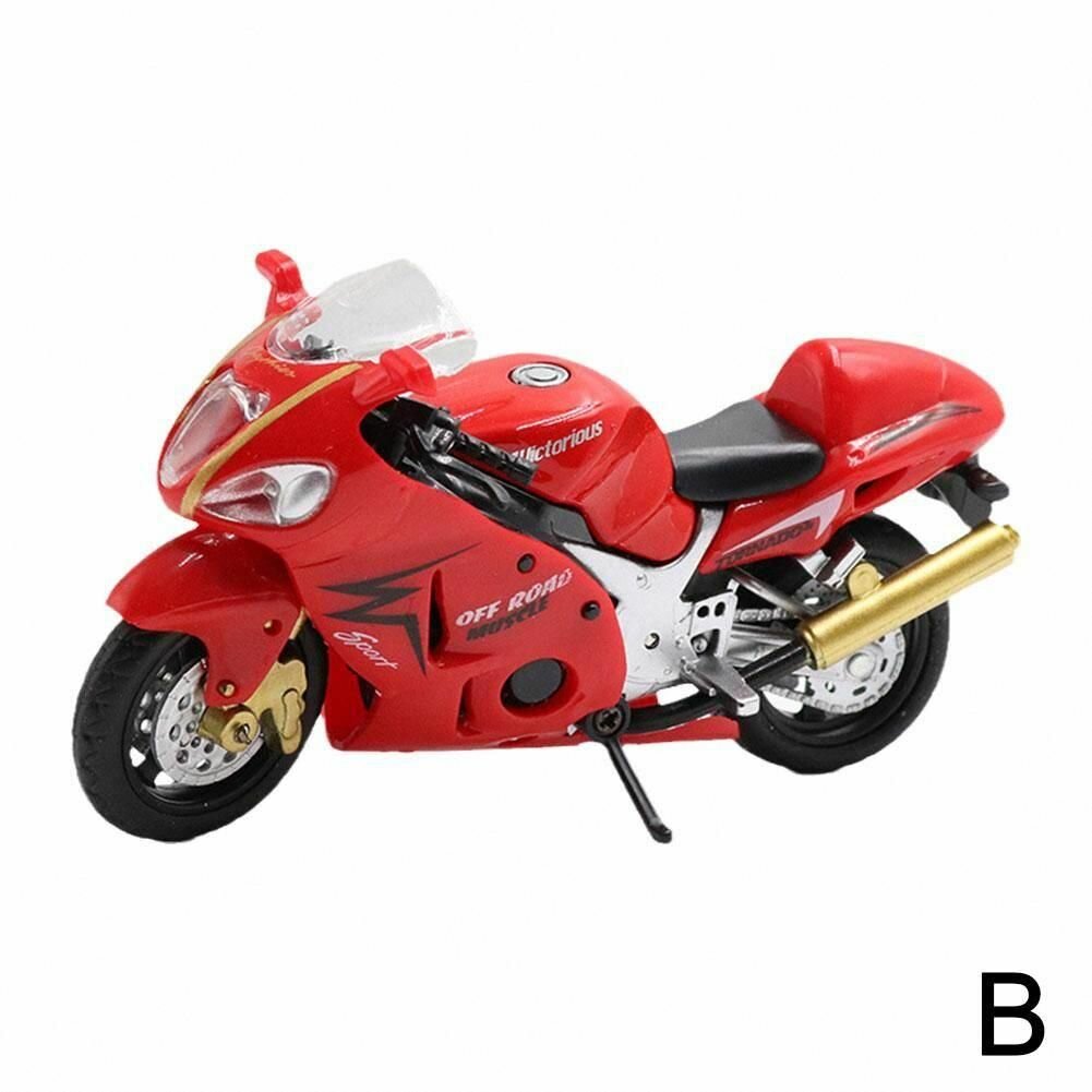 1:18 модель мотоцикла из сплава, детская игрушка для мальчиков