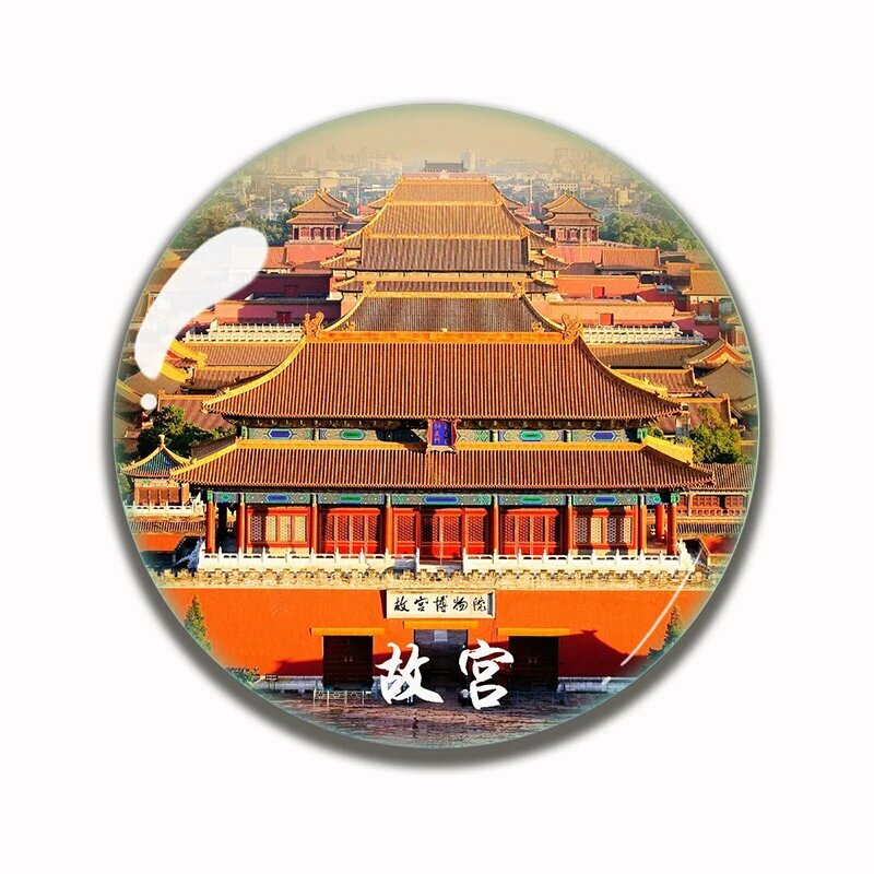 Хунань туристический сувенир хрустальный магнит на холодильник Сянси Феникс Чжанцзяцзе Апельсин Чжоу Юела Академия