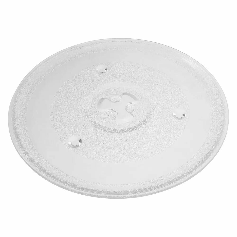 Стеклянный Поддон Для Микроволновой Печи, Круглый, Простой Дизайн, 27.00X27.00X2.00 См, 1 Комплект