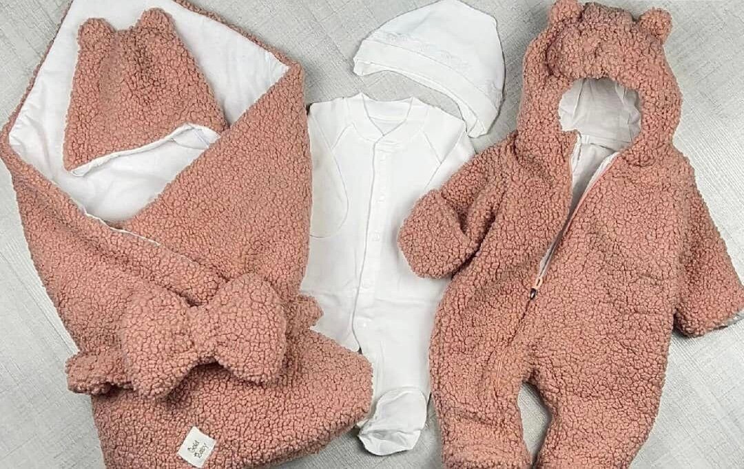 Конверт для новорожденного на выписку в коляску в роддом Оранжевый бараш