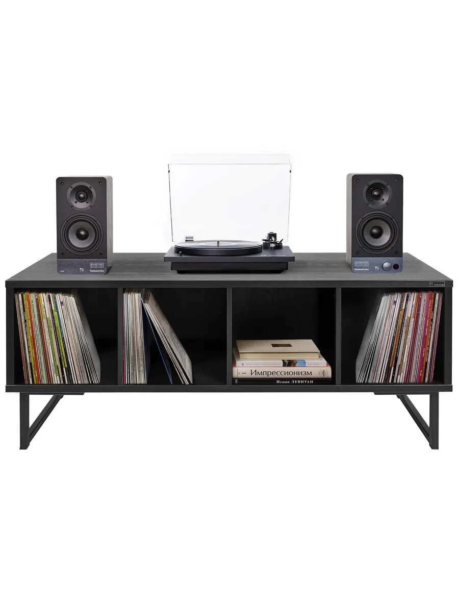 Стойка для винилового проигрывателя "Radiotehnika" Rondo 400, черная