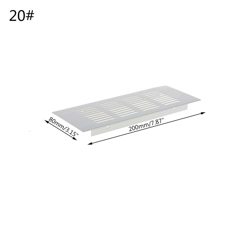 Алюминиевая перфорированная решетка, 20cm