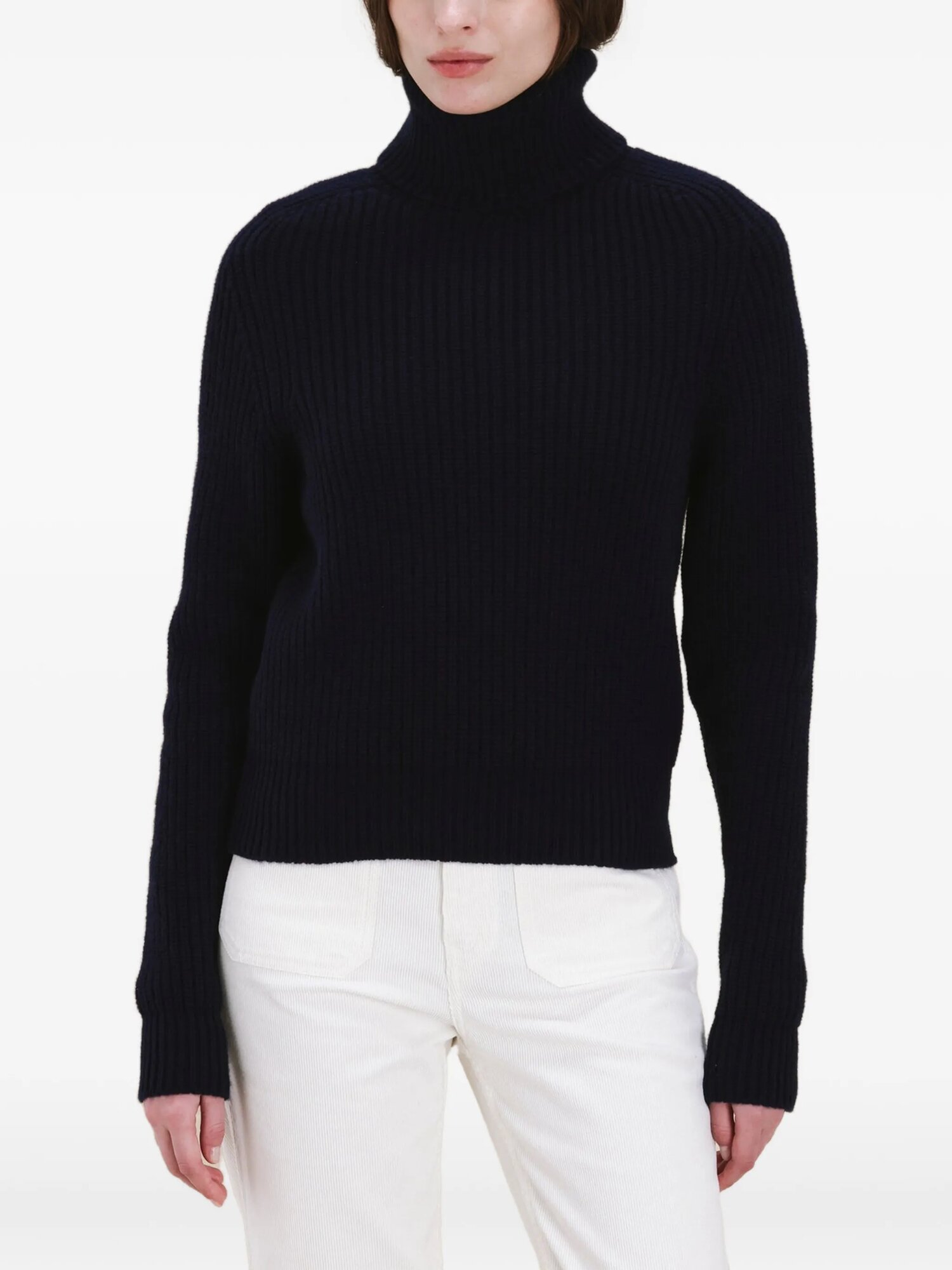 Свитер Rib-stitch turtleneck sweater