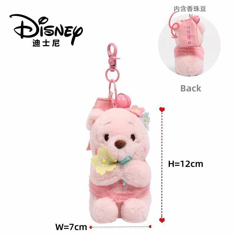 Плюшевая игрушка Дисней Сакура Винни-Пух, розовый пухлый медведь, плюшевая игрушка, кукла Винни-Пух, подарок для исцеления