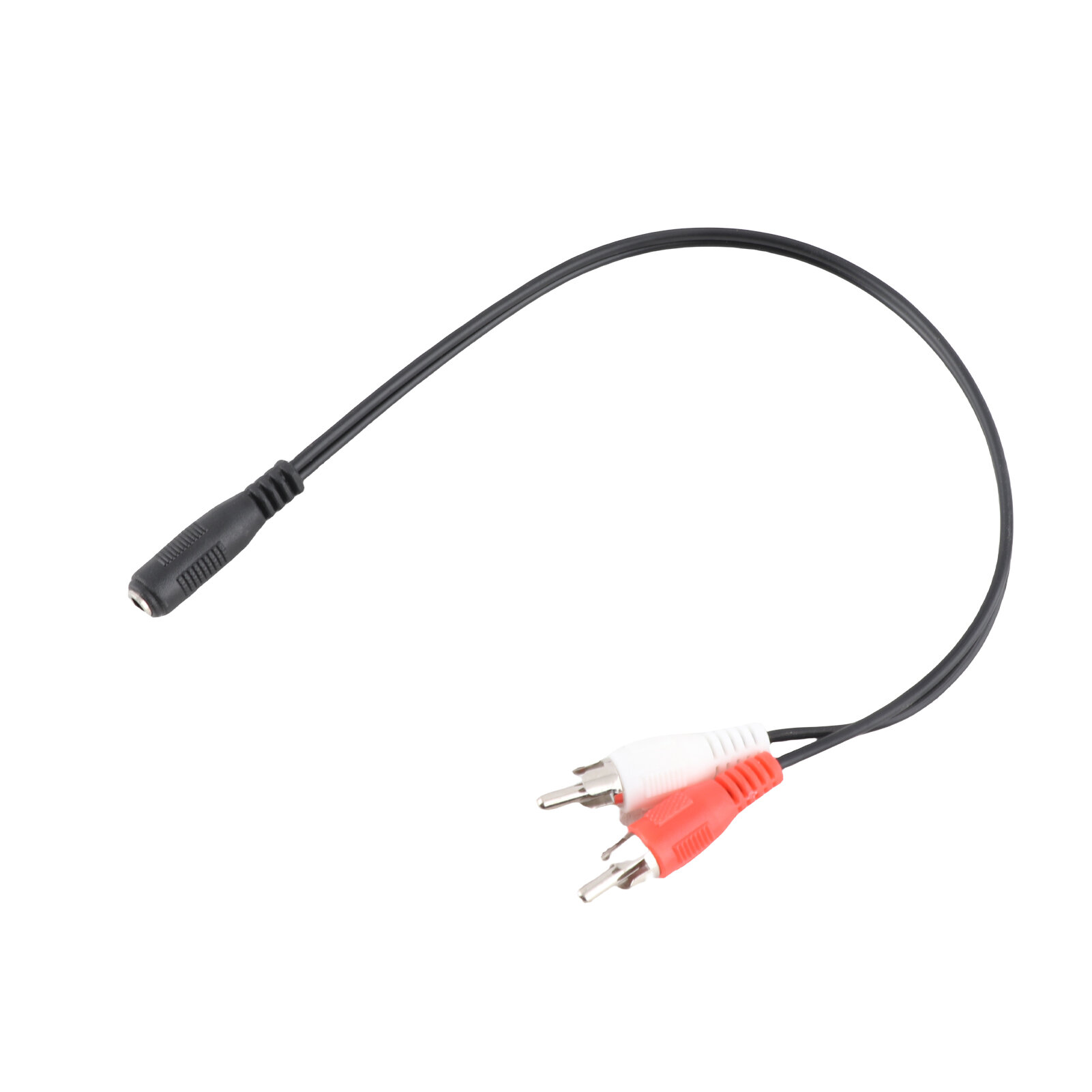 Аудиокабель0,25метра, адаптер3,5мм«мама»на2«папа»стереодляHDTV, наушниковиусилителя.