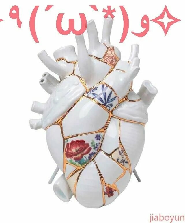 Know Easyx Ваза "Kintsugi" 25 см Фарфор 1 шт стандартная модель