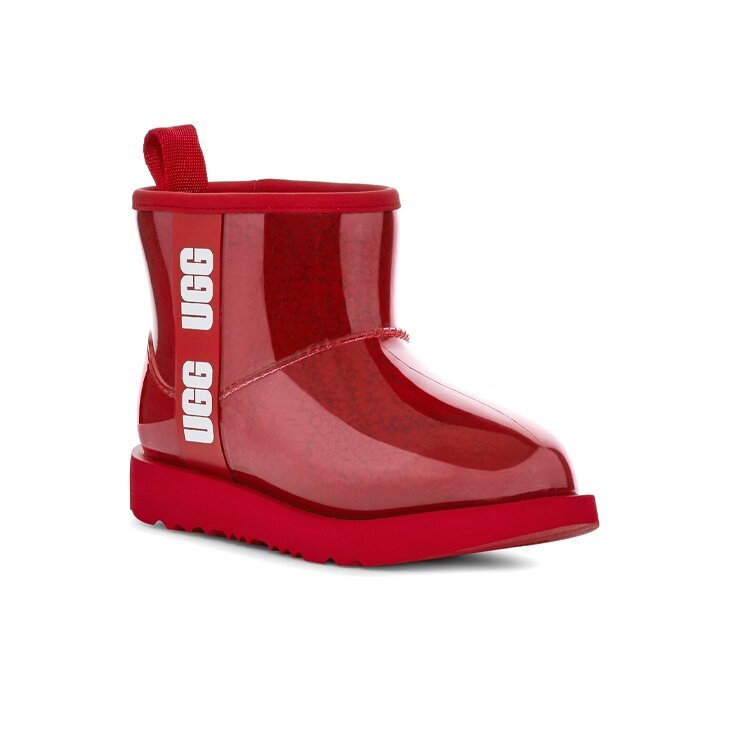 Угги UGG CLASSIC CLEAR MINI, размер EU 36 стопа (22CM), красный — фото 1
