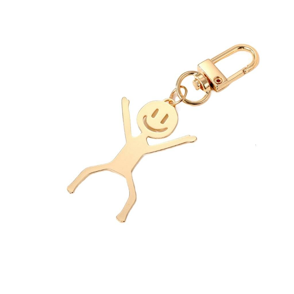 Смешной шарм с рисунками для ключей, Золото - поднимите свою руку