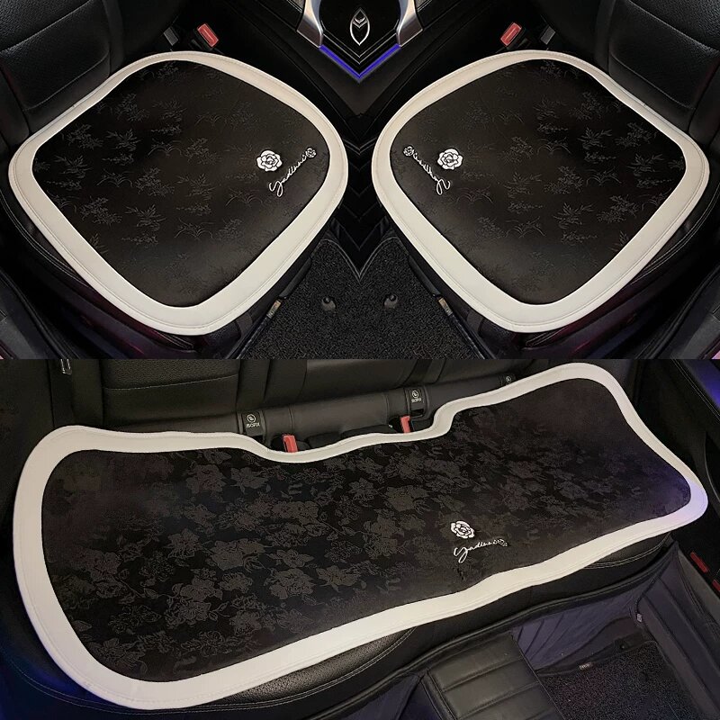 Льняная накидка на автомобильное сиденье, всесезонная, женская, премиум-класса, модель «Камелия» 2025 года, новая,