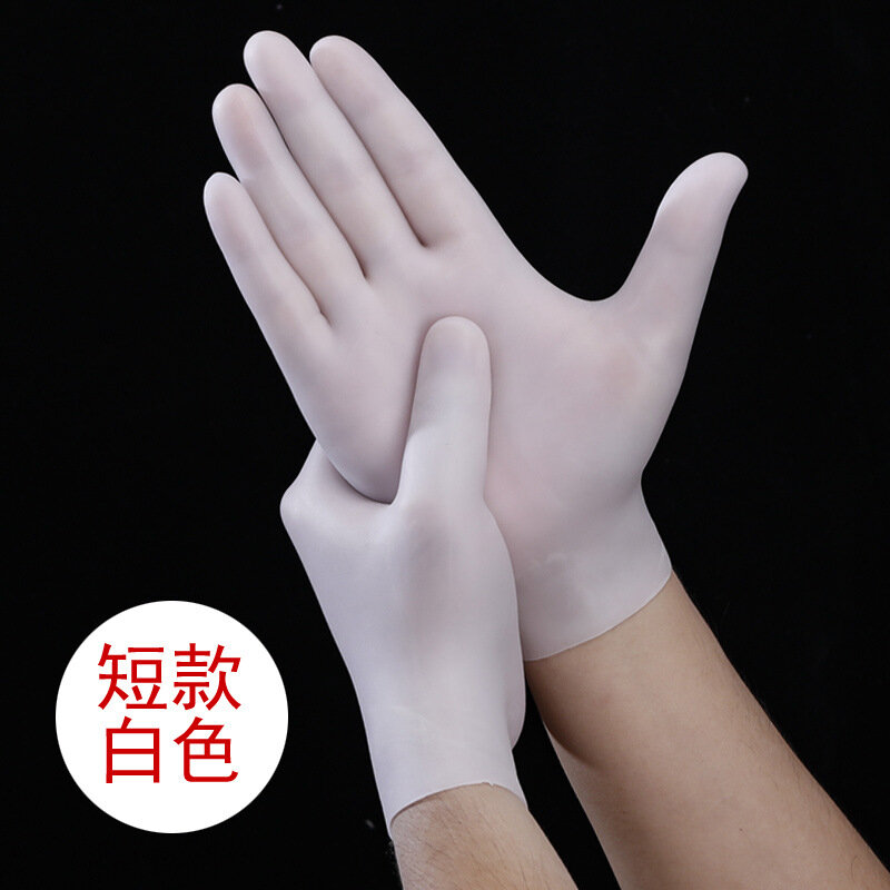 Высокоэластичные утолщенные силиконовые перчатки, водонепроницаемые, против растрескивания, для ухода за руками, увлажняющие, отбеливающие перчатки, набор масок для рук с эксфолиацией