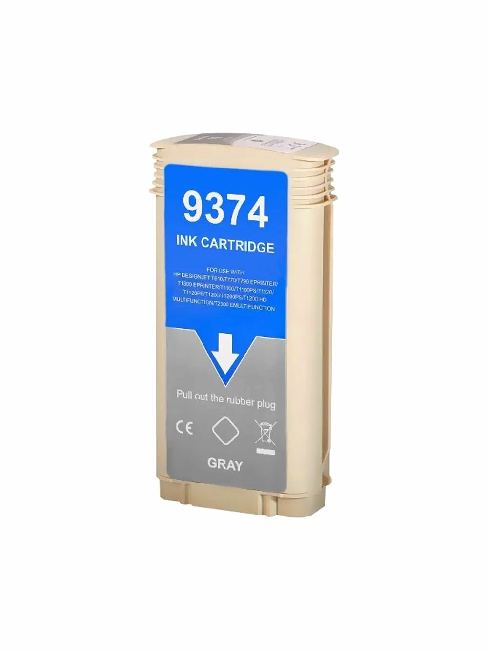 Картридж для струйного принтера NVP 72, Gray (NV-C9374A), официальная гарантия