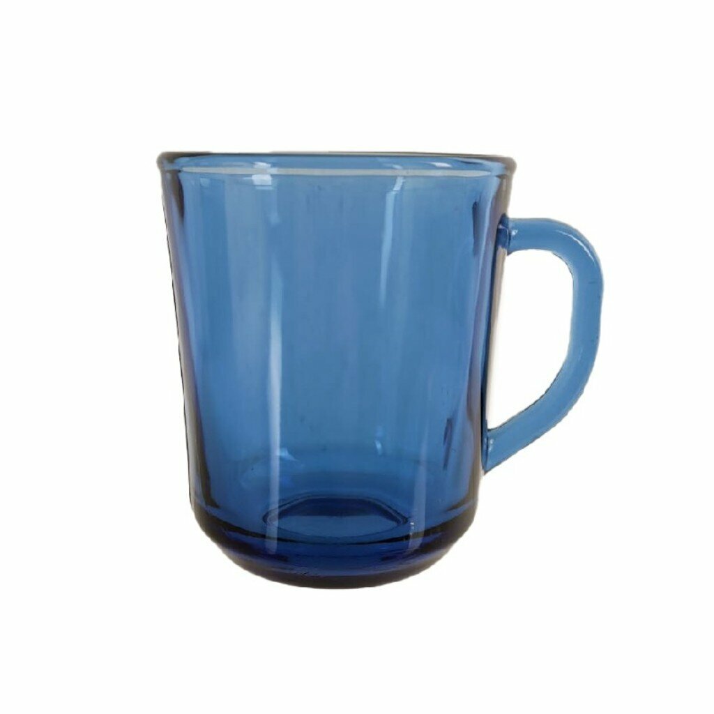 Стеклянная кружка Color mix 250 мл для чая и кофе, универсальная посуда из прочного материала, подходит для СВЧ