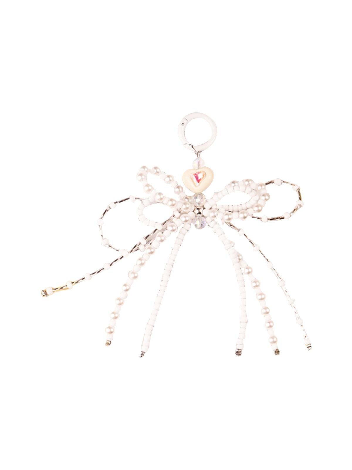 Стильный брелок с бантом из бисера, ремешок для телефона для любителей моды