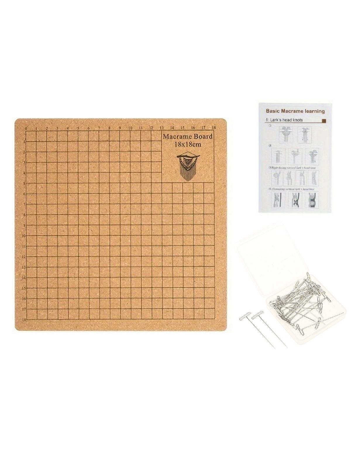 Многоразовый коврик для плетения кос, Ткацкая доска, легкий коврик для рукоделия из ниток