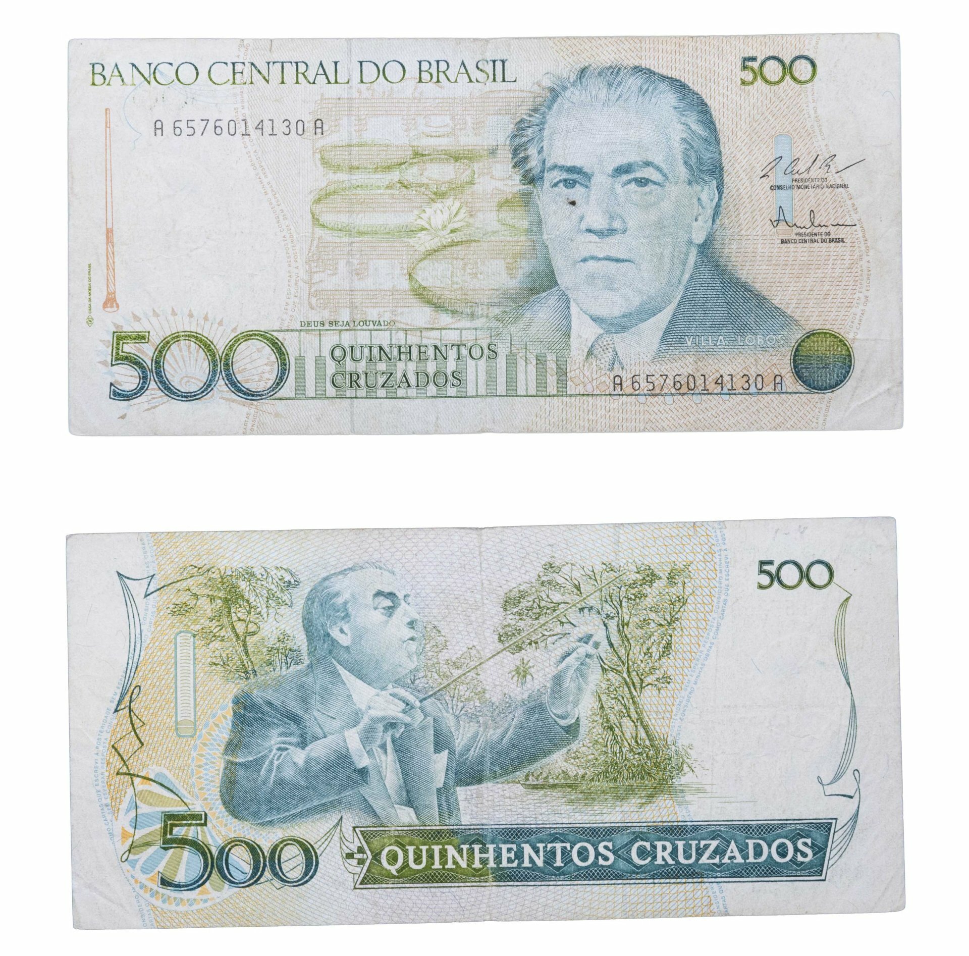 Бразилия 500 крузадо 1987 Pick 212c