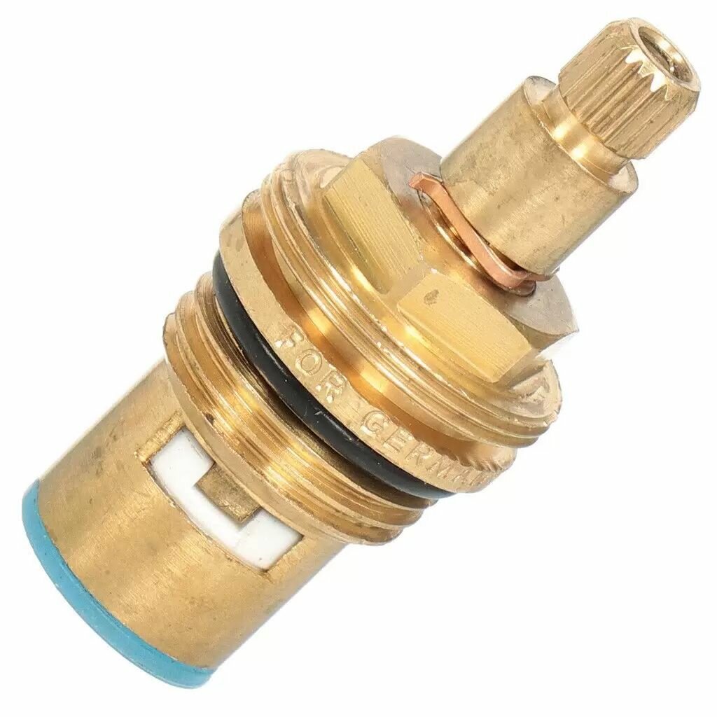 Кран-букса латунная ComfortFactor 1/2 дюйма, 20 шлицов, 90 градусов, керамика, для смесителя, 501210-10