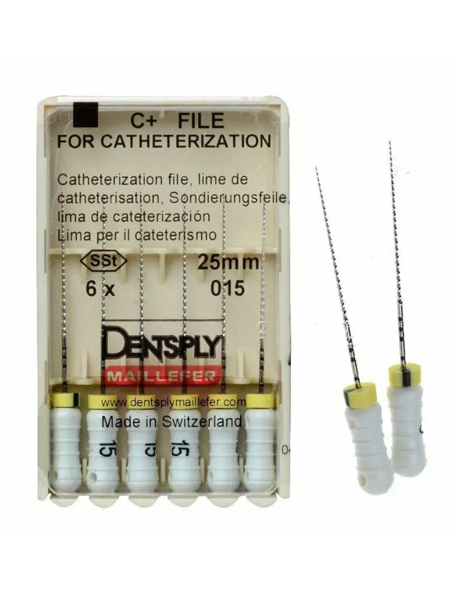 C+File № 015 25 мм, 6 шт. - ручной каналорасширитель
