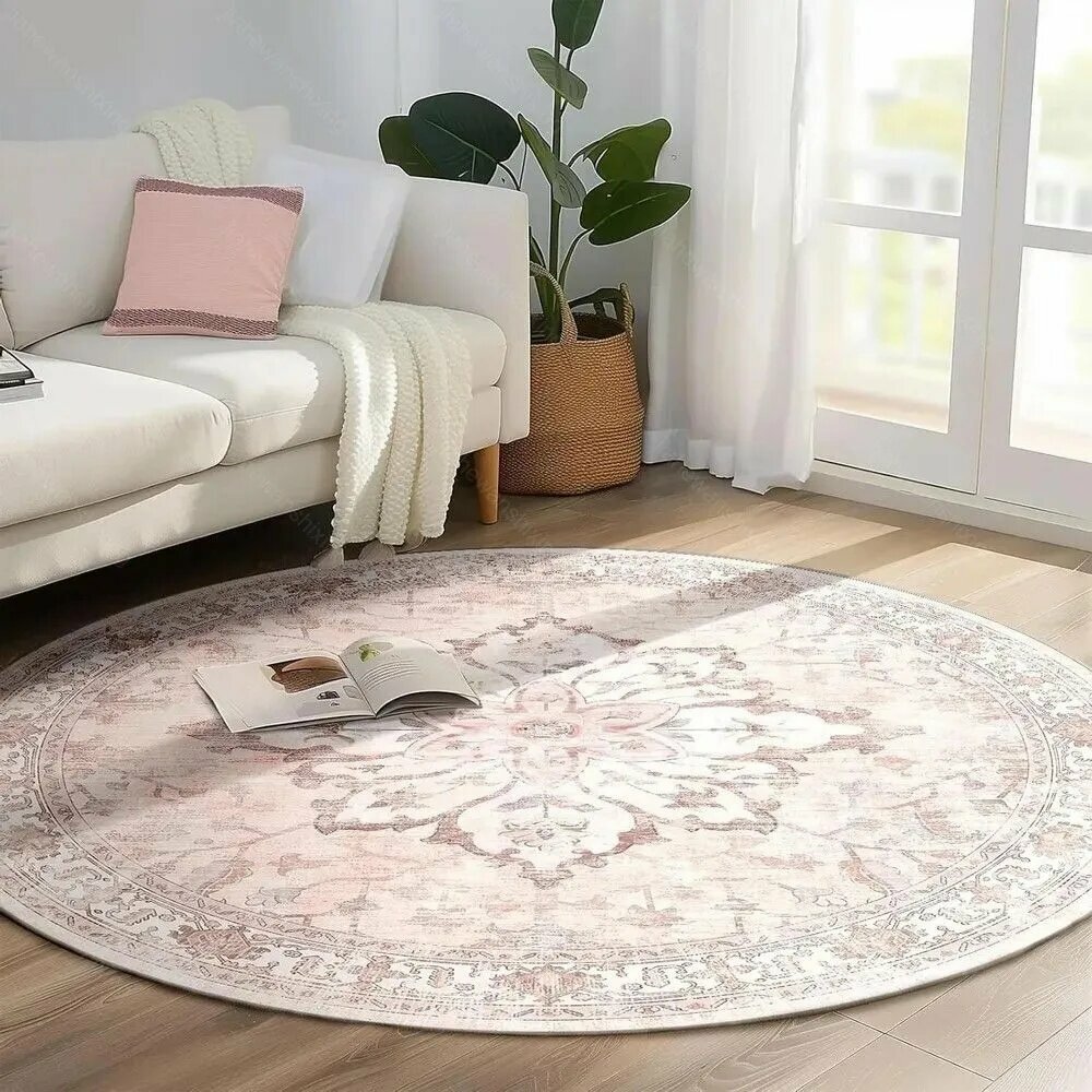 Ковер 2x2м, ковер на пол круглый, гостиную, детскую, детский игровой ковер 200x200 см