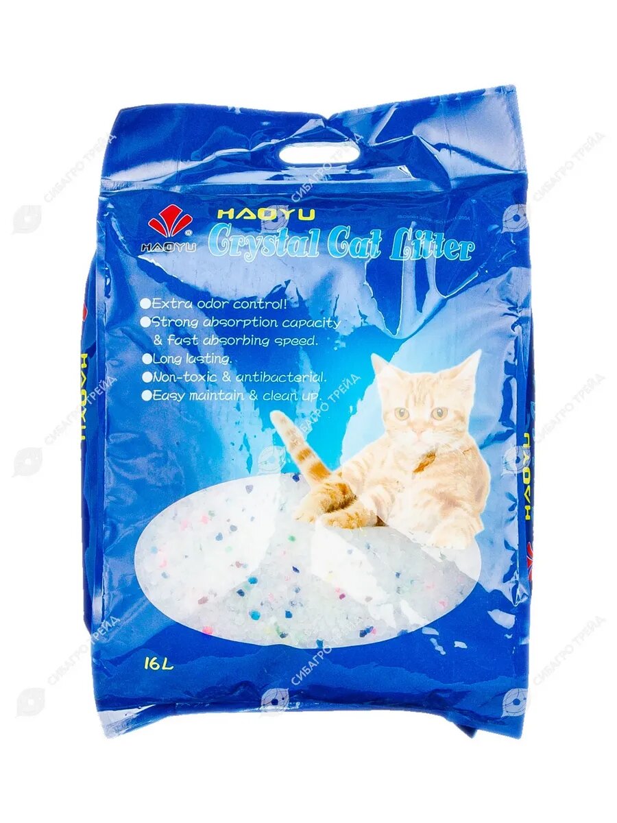 Наполнитель Crystal Cat 16л (7,2кг) силикагель
