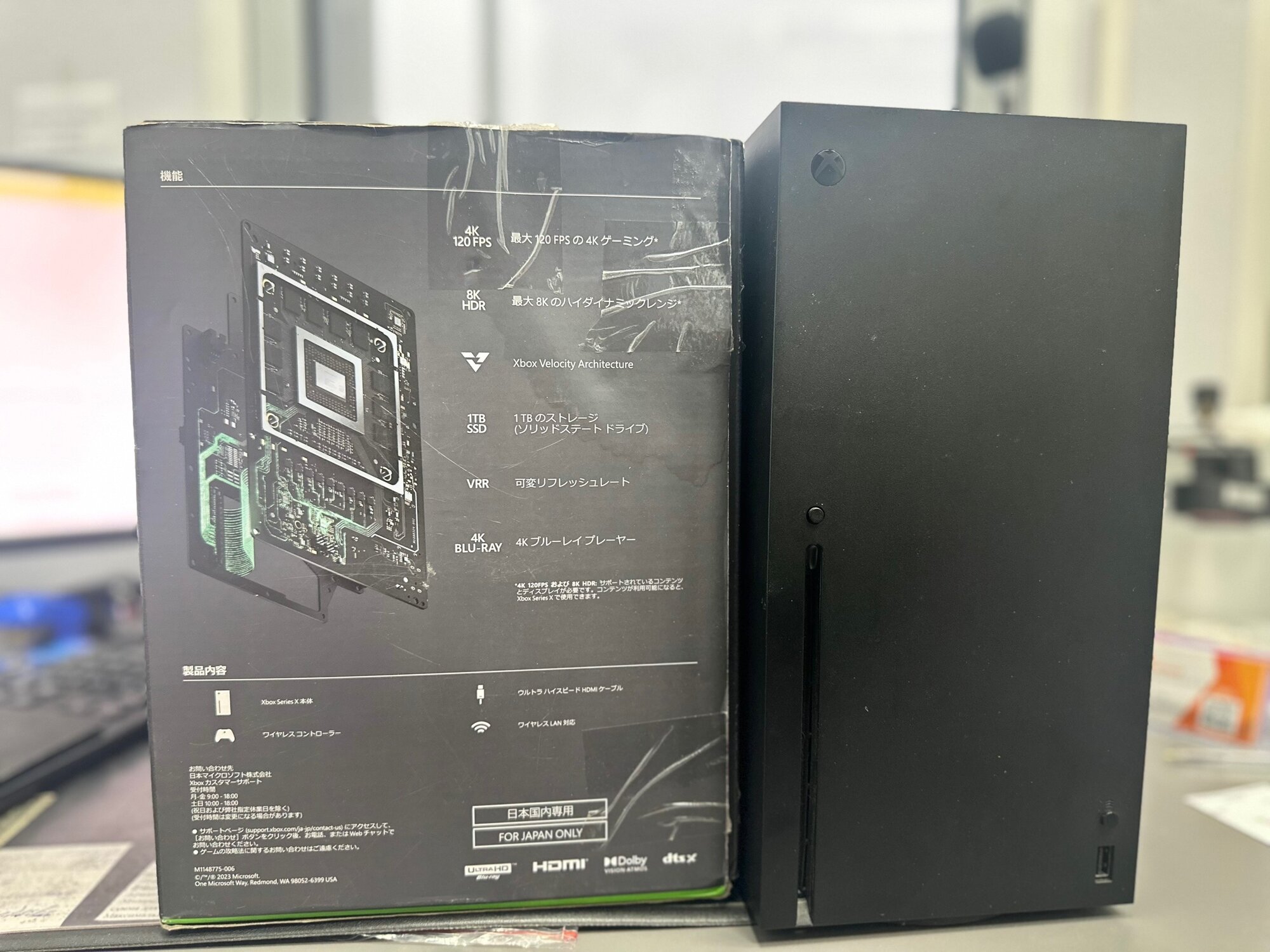 Игровая приставка Microsoft Xbox Series X Black, 1TB SSD, 4K, Bluetooth, (Б/У), уценка