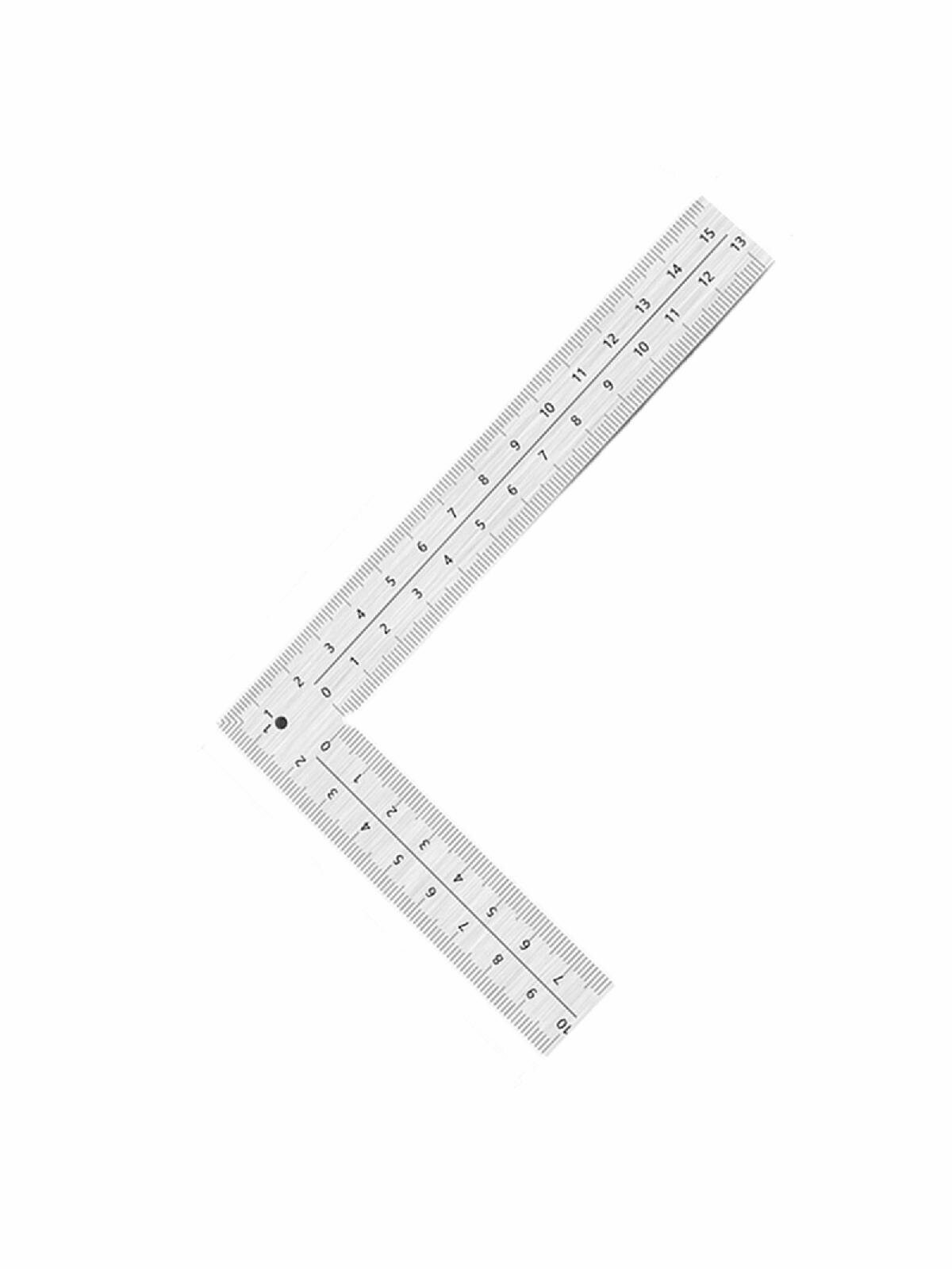 Металлический квадрат из нержавеющей стали L-образная линейка для инженера-измерителя деревообработки