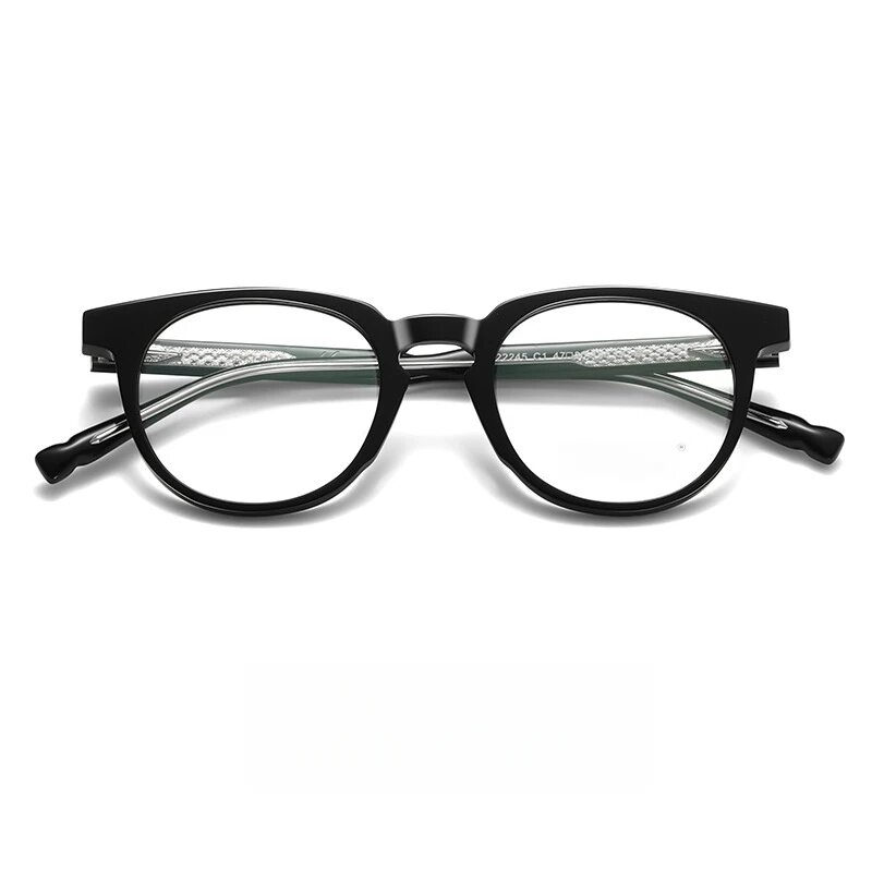 Очки YIMARUILI круглые черные Brihgt Black