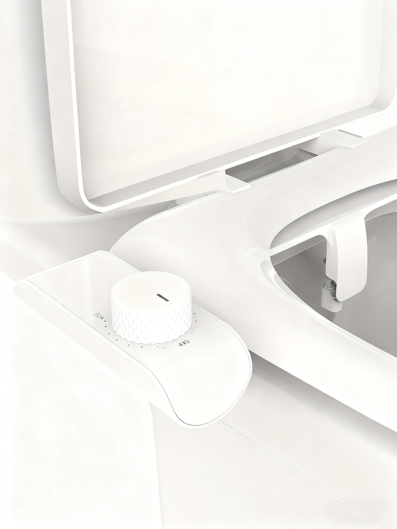 Ультратонкий Биде Для Унитаза: Комплект С Двойными Насадками И Регулировкой Давления Воды