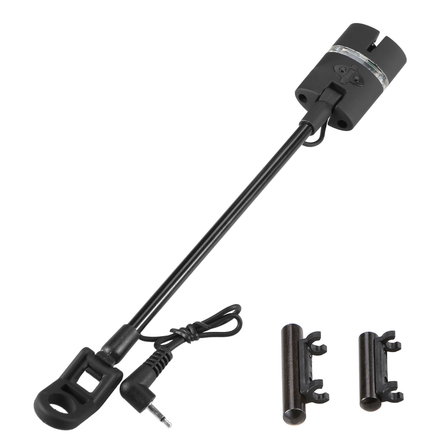 Fishing Swingers Carp Fishing Bite Indicator Swinger Digital Fishing Alarm Parts LED Bite Indicator Illuminated Swinger Fishing Tackle с 7 цветами индикационного света, 2.5mm разъемом, материалом Metal, общей длиной 24.5cm / 9.6in, весом упаковки 114g /
